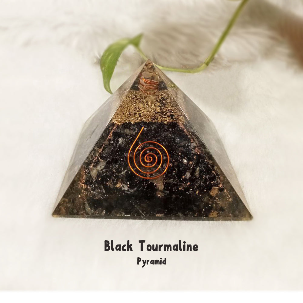 Black Tourmaline Pyramid – Cold Lava Studio